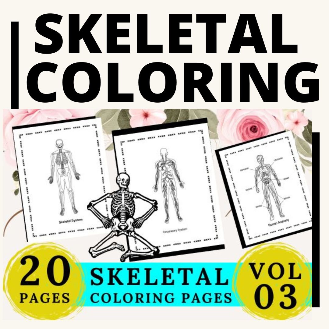 Skeletal Coloring Pages 20 unique super cute and Human | Inspire Uplift