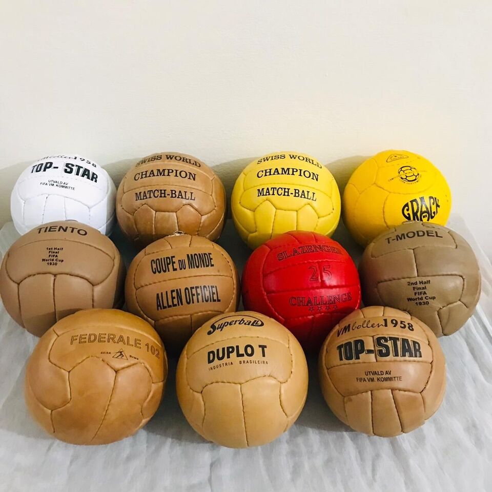 FIFA World Cup 1930-1966 Historical Ball Set 11 Leather Foot | Inspire ...