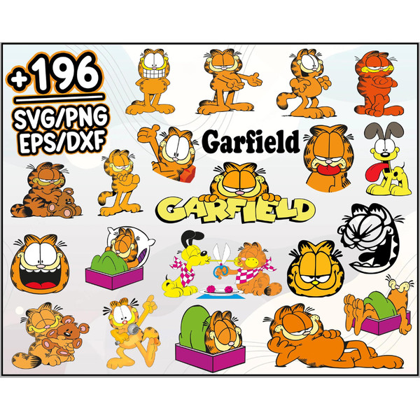 Garfield SVG,Garfield PNG,Cool Garfield,Svg Garfield,Garfiel | Inspire ...