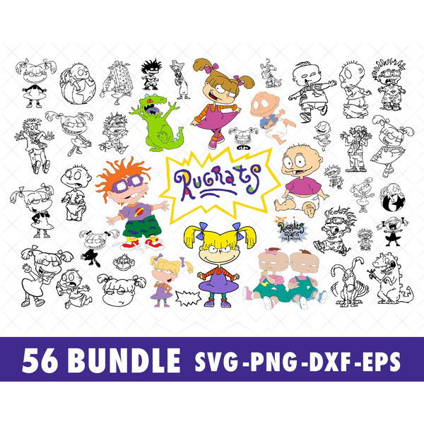 Rugrats SVG Bundle Files for Cricut, Silhouette, Rugrats SVG - Inspire ...
