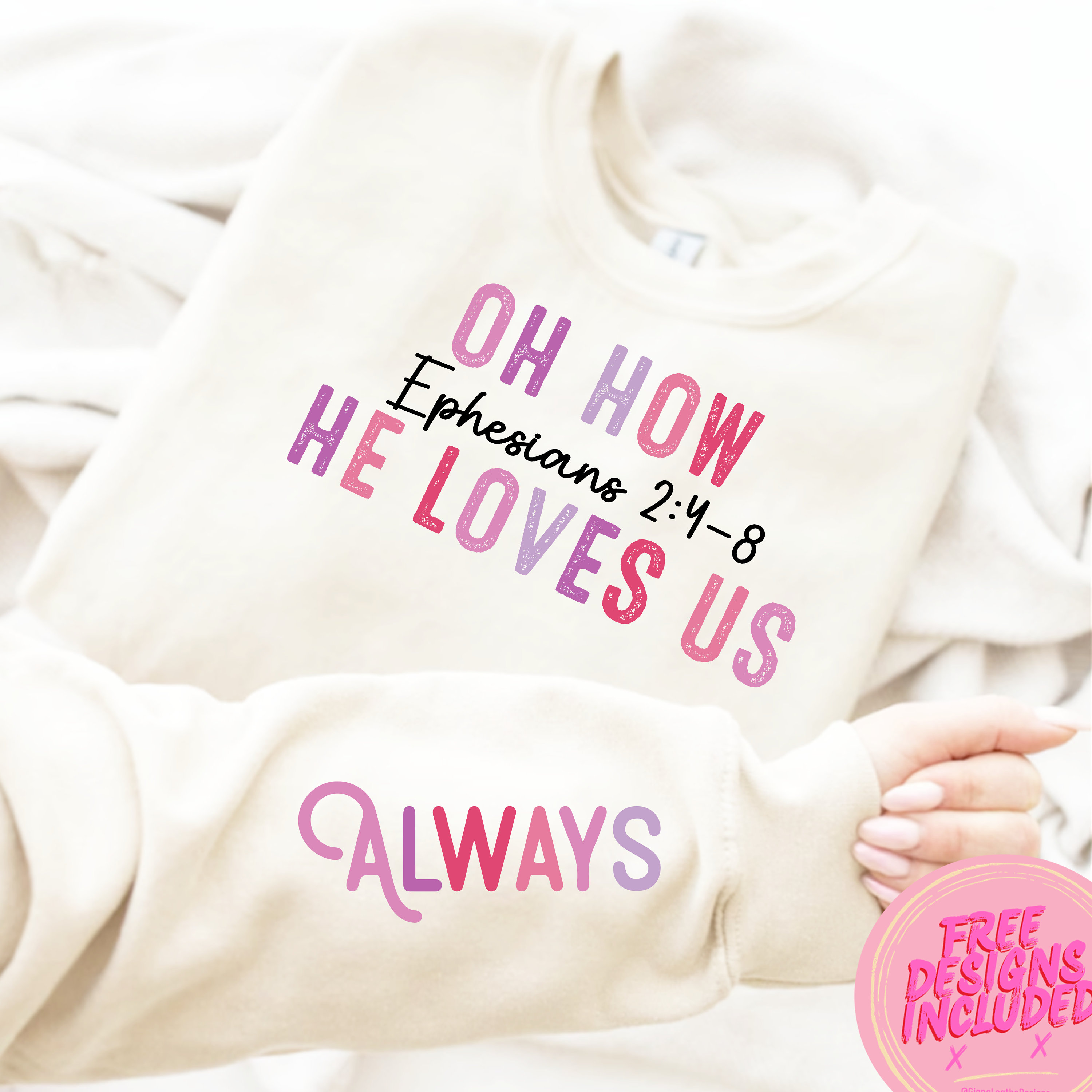 Oh How He Loves Us png,Inspirational Bible Verse Quotes png, | Inspire ...