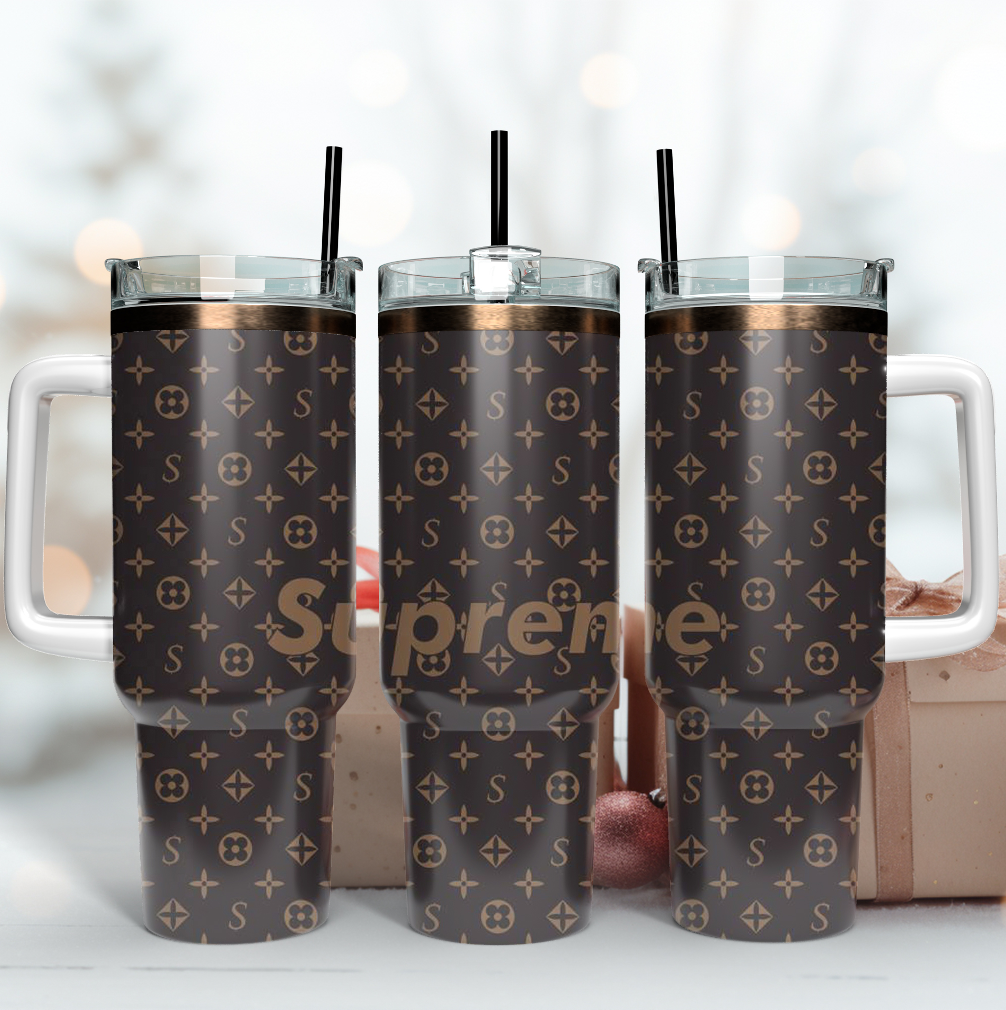 Supreme Logo 40Oz Tumbler Wrap, Fashion Tumbler, Logo Tumble | Inspire ...
