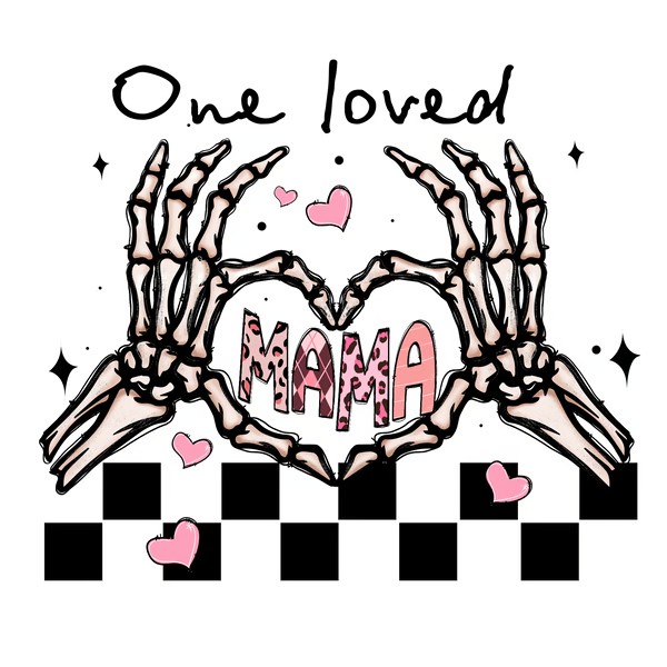 One Loved Mama Skeleton Png, Skeleton Valentine Png, Skeleto - Inspire ...