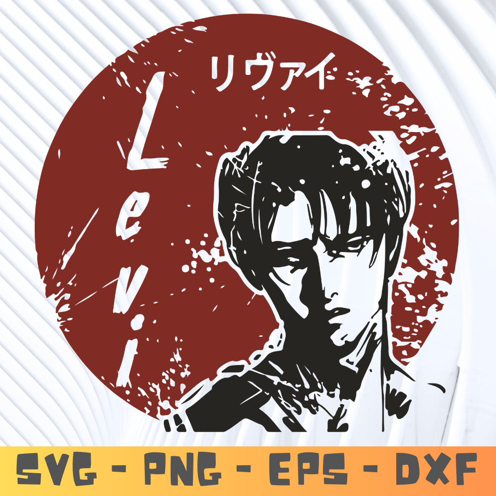 Attack on Titans LEVI SVG ,Attack on Titans Character, Attac - Inspire ...