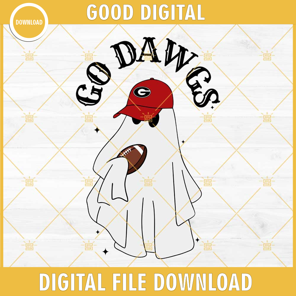 Go Dawgs Boojee Ghost SVG, Georgia Bulldogs Football Ghost H - Inspire ...