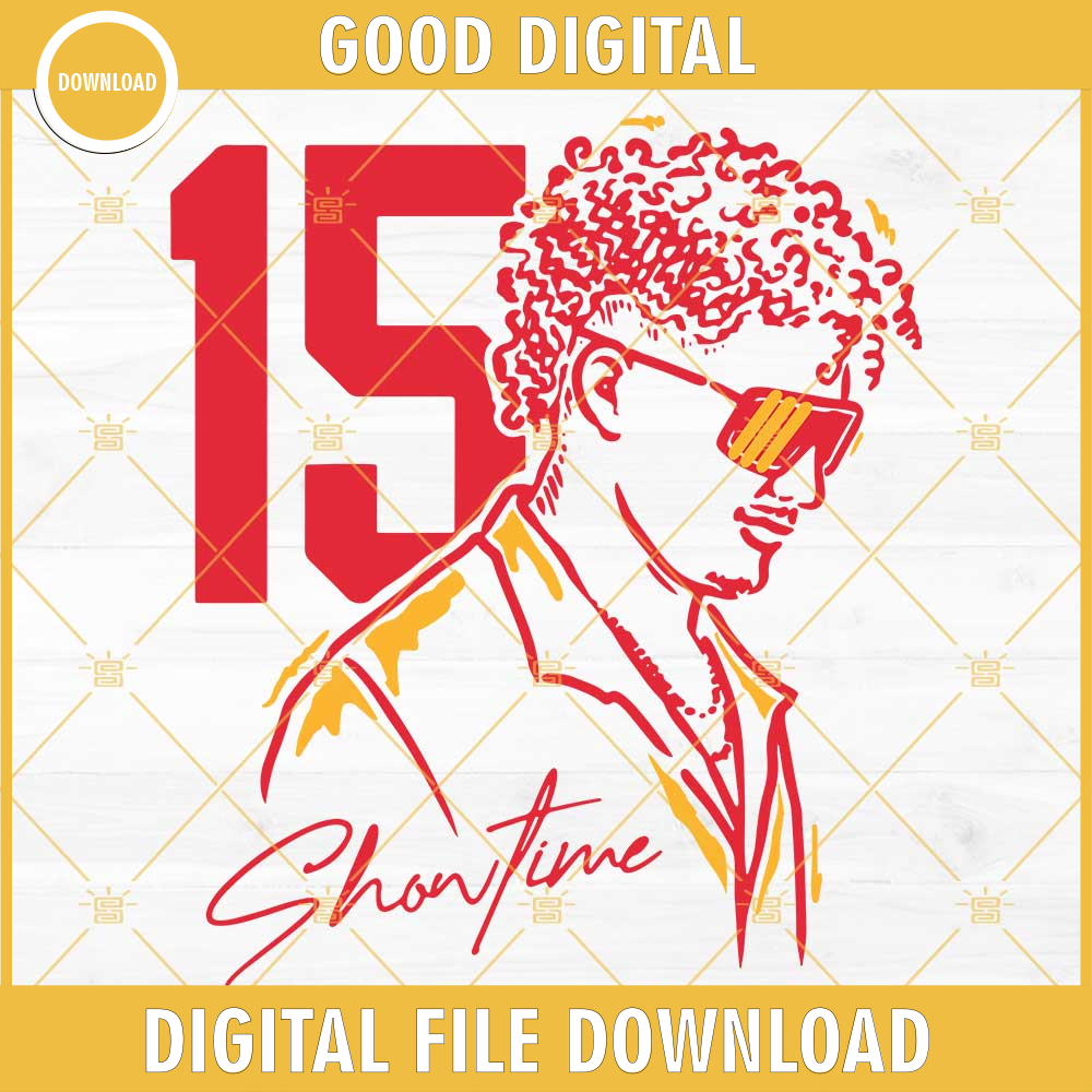 Mahomes SVG, 15 Showtime SVG, Patrick Mahomes SVG, Kansas Ci - Inspire ...