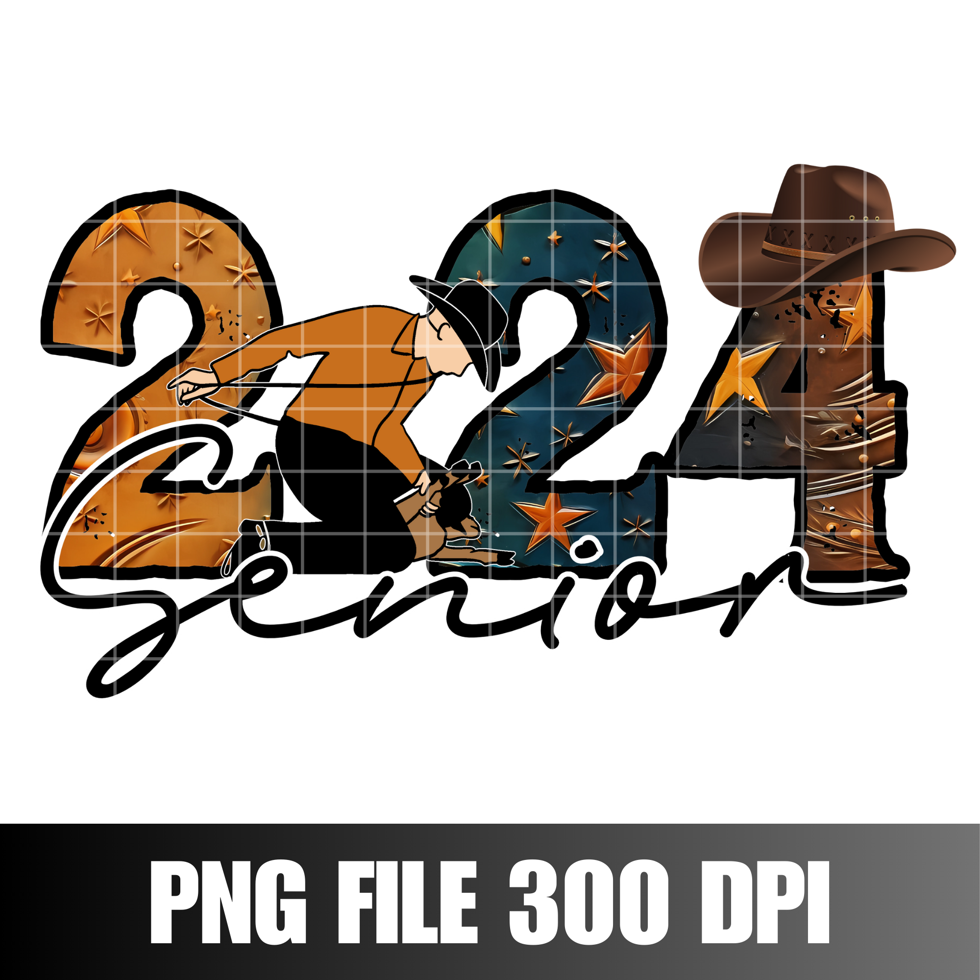 2024 Rodeo Goat Tying Senior Sublimation Design Png, High Sc | Inspire ...