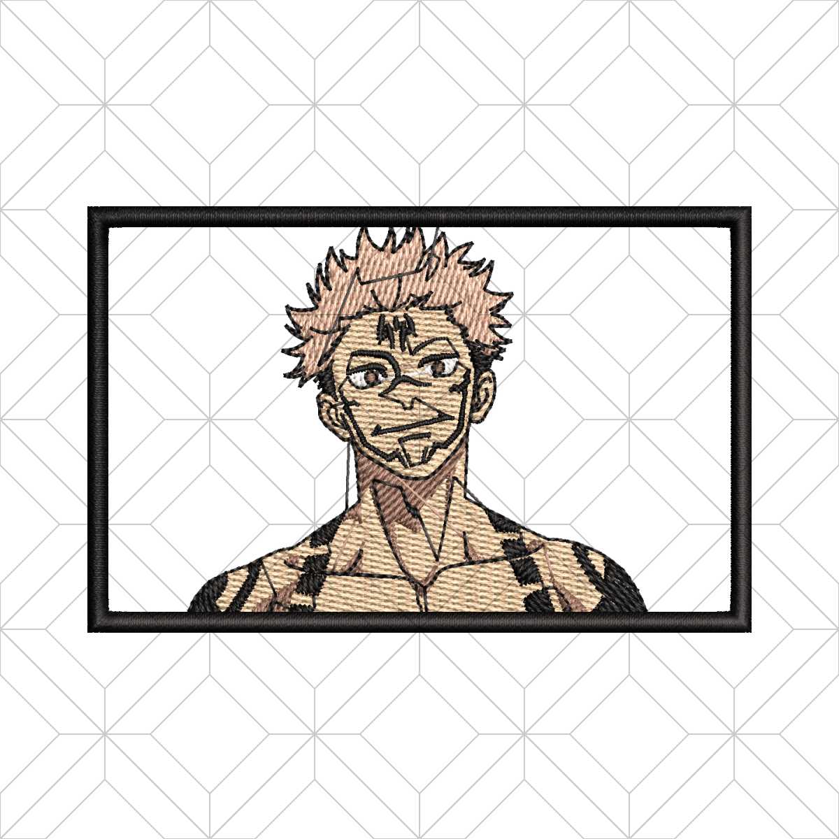 Jujutsu Kaisen Sukuna Embroidery Design Anime Design Embroid | Inspire ...
