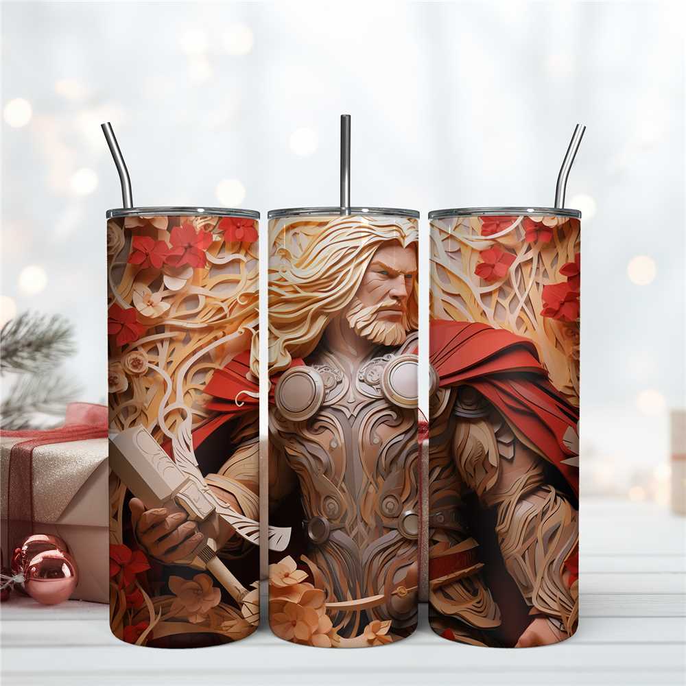 Thor Skinny Tumbler 20oz Digital Download File Thor Marvel T | Inspire ...