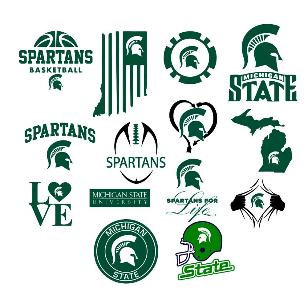 Michigan State Bundle Svg, Sport Svg, Michigan State Svg | Inspire Uplift