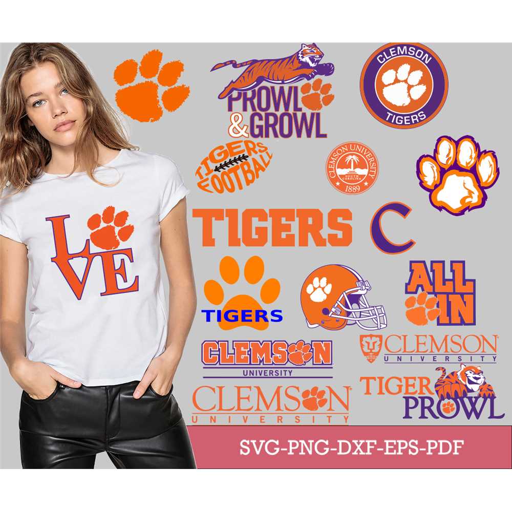 Clemson Tigers Svg, Bundle Sport Svg, Clemson Svg, Clemson U | Inspire ...