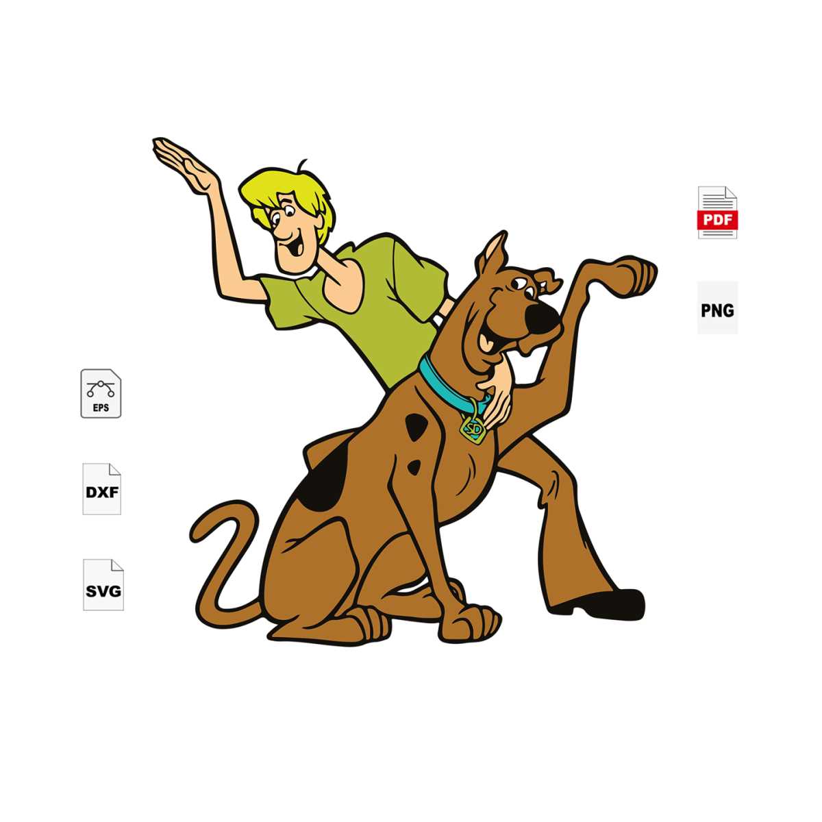 Scooby Doo, Scooby Doo Svg, Scooby Doo Vector, Scooby Doo Sh | Inspire ...