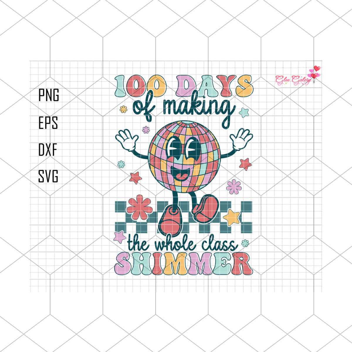 100 Days Of Making Svg, The Whole Class Shimmer Svg, Disco B - Inspire ...