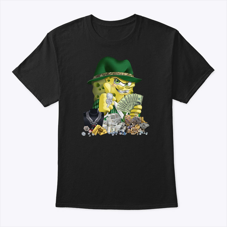 Gangster Spongebob Shirt Whos Your Daddy | Inspire Uplift