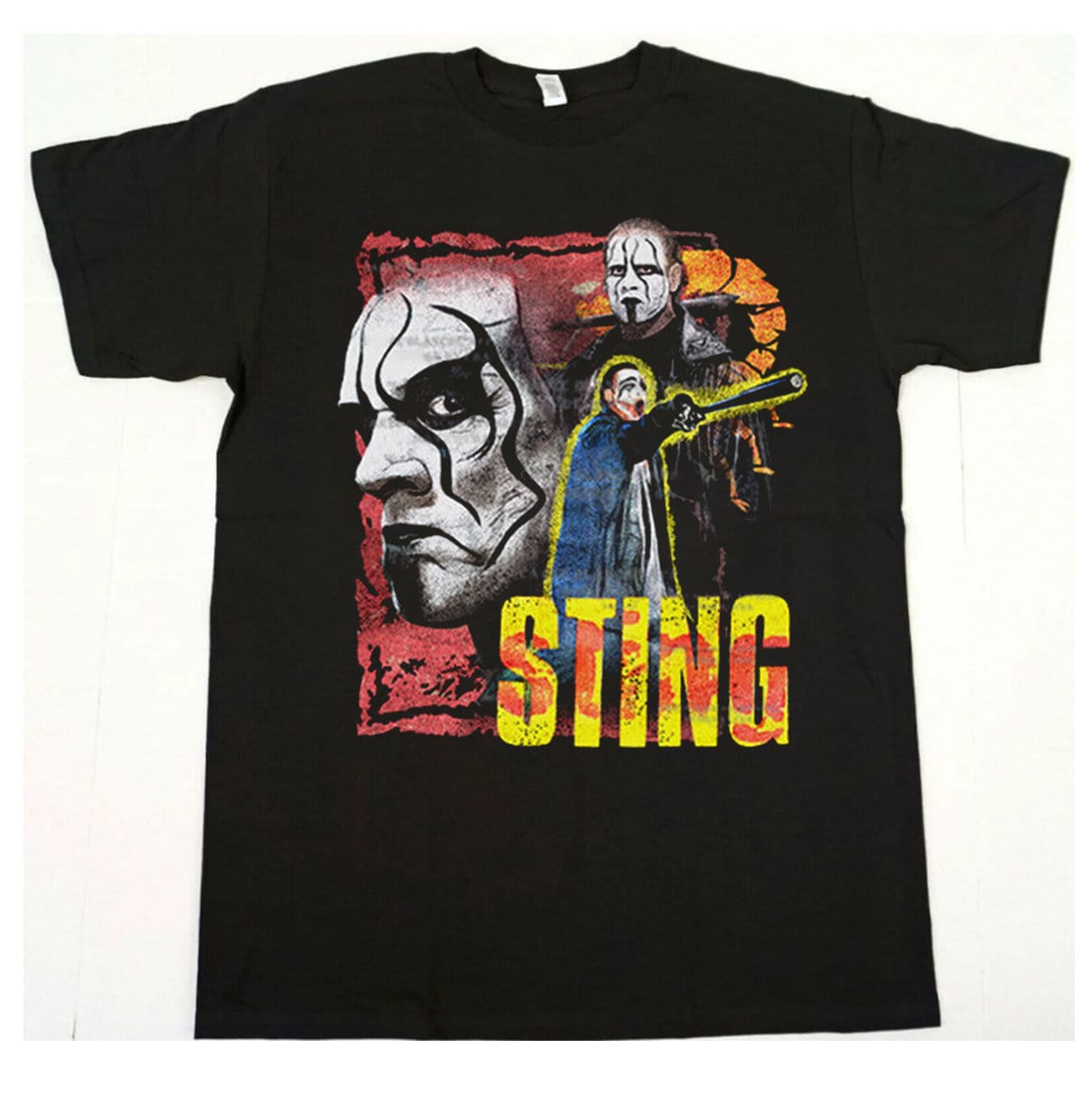 Sting Wrestler Retro Style Graphic Wrestling T-Shirt, Sting | Inspire ...