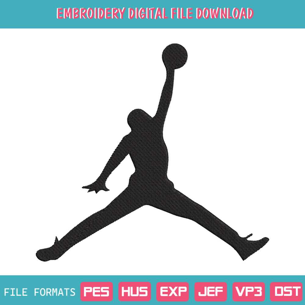 Nike Jordan Logo Embroidery Download Files | Inspire Uplift
