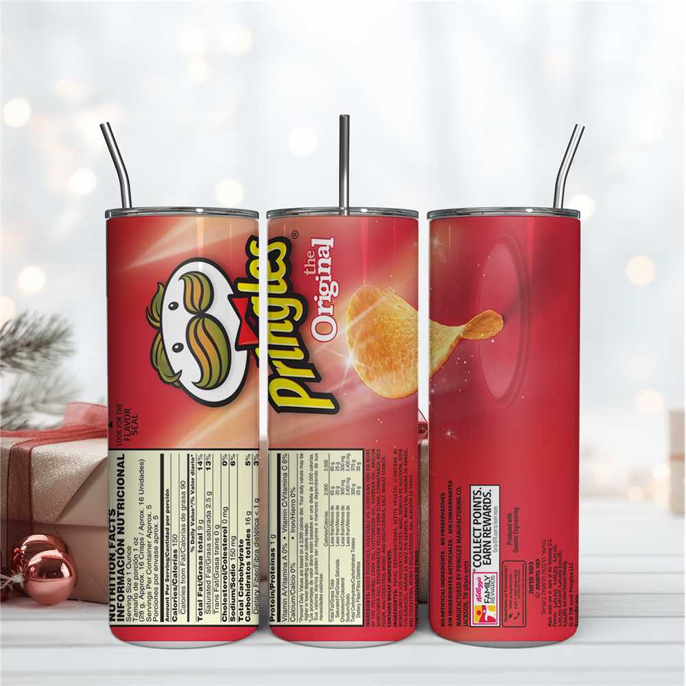 Pringles Original 20Oz Tumbler Wrap Sublimation Design, Bran - Inspire ...