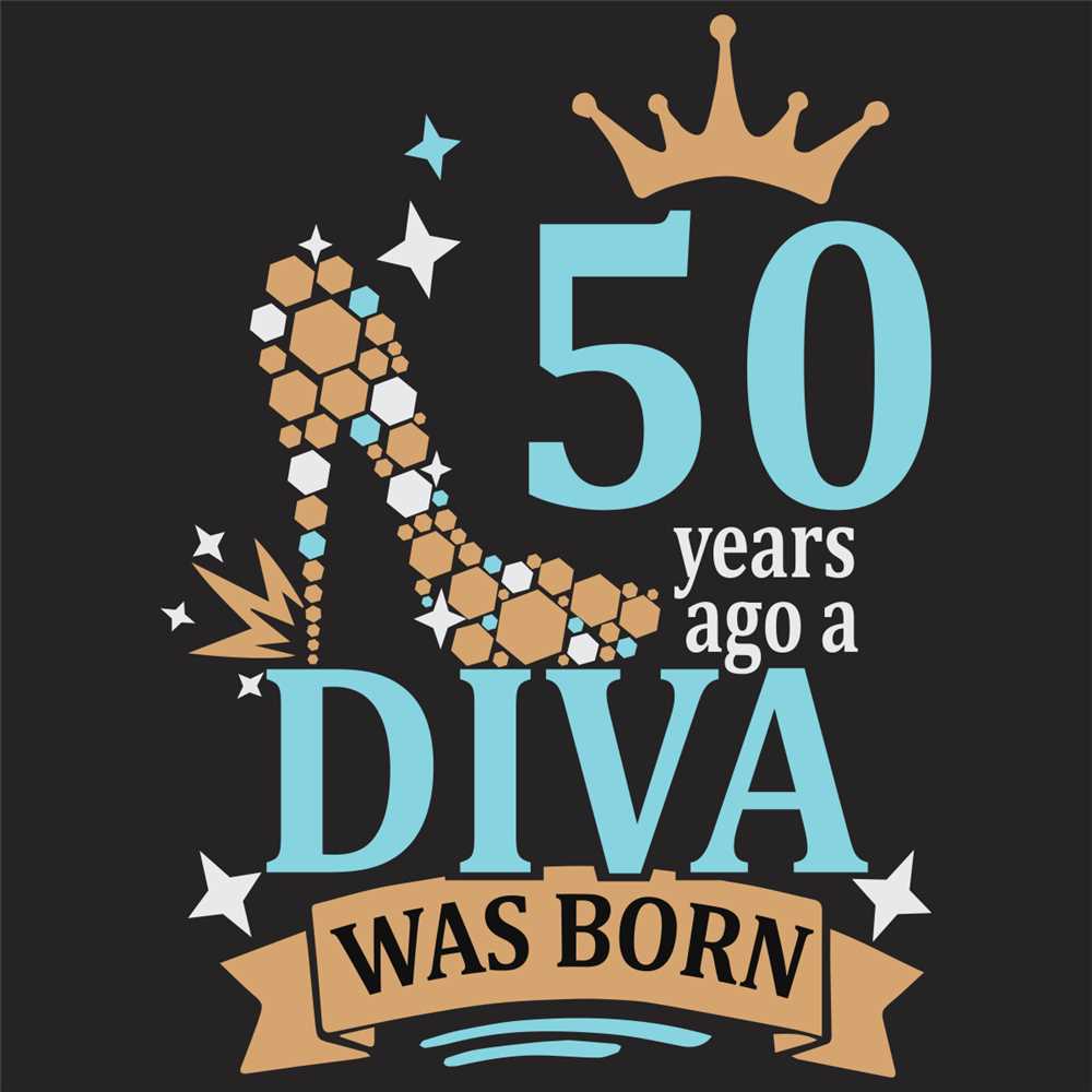 50 Years Ago A Diva Was Born Svg, Birthday Svg, A Diva Was B | Inspire ...