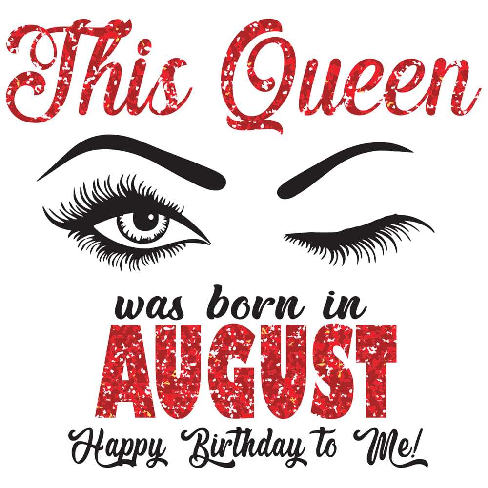 This Queen Was Born In August Svg, Birthday Svg, Born In Aug | Inspire ...