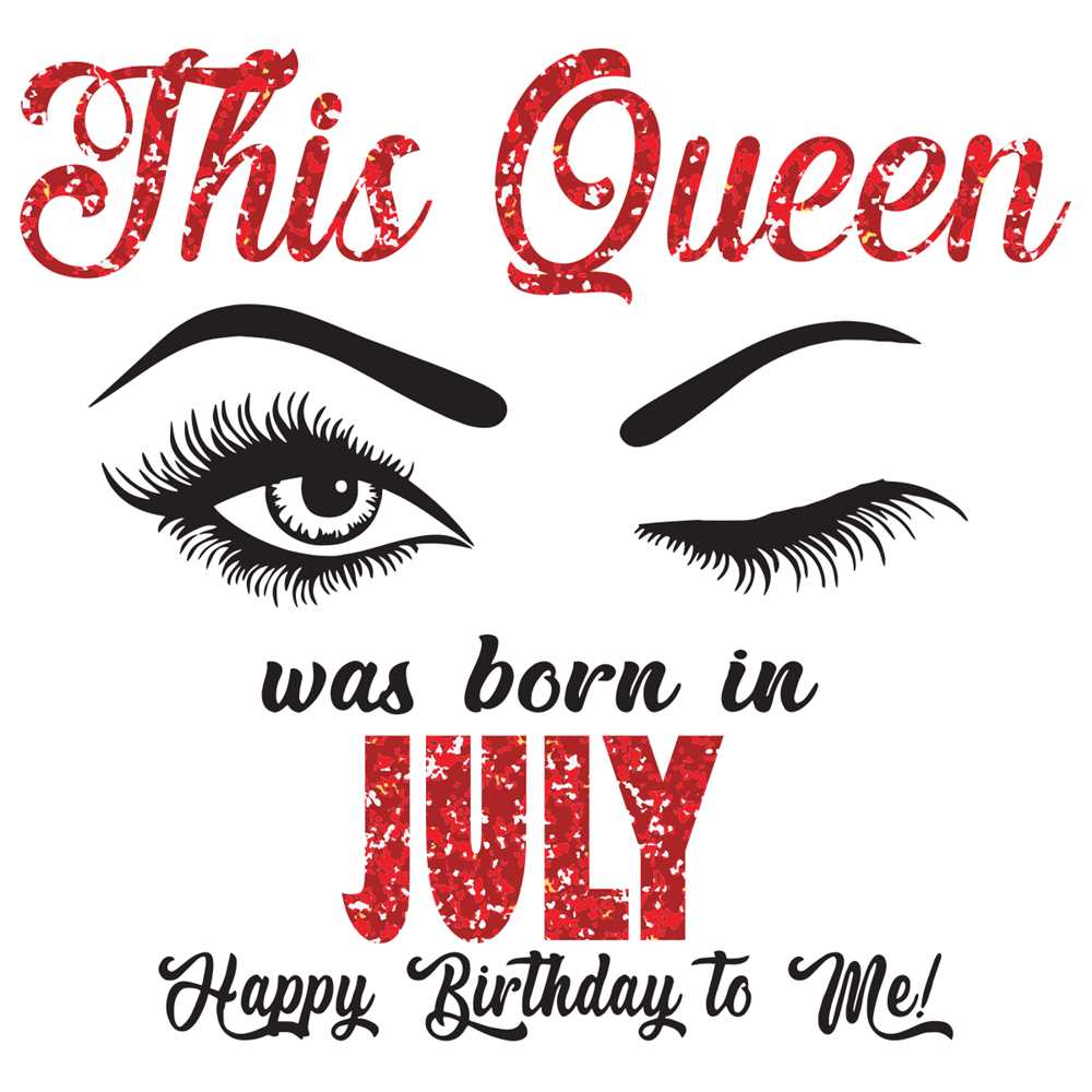This Queen Was Born In July Svg, Birthday Svg, Born In July | Inspire ...