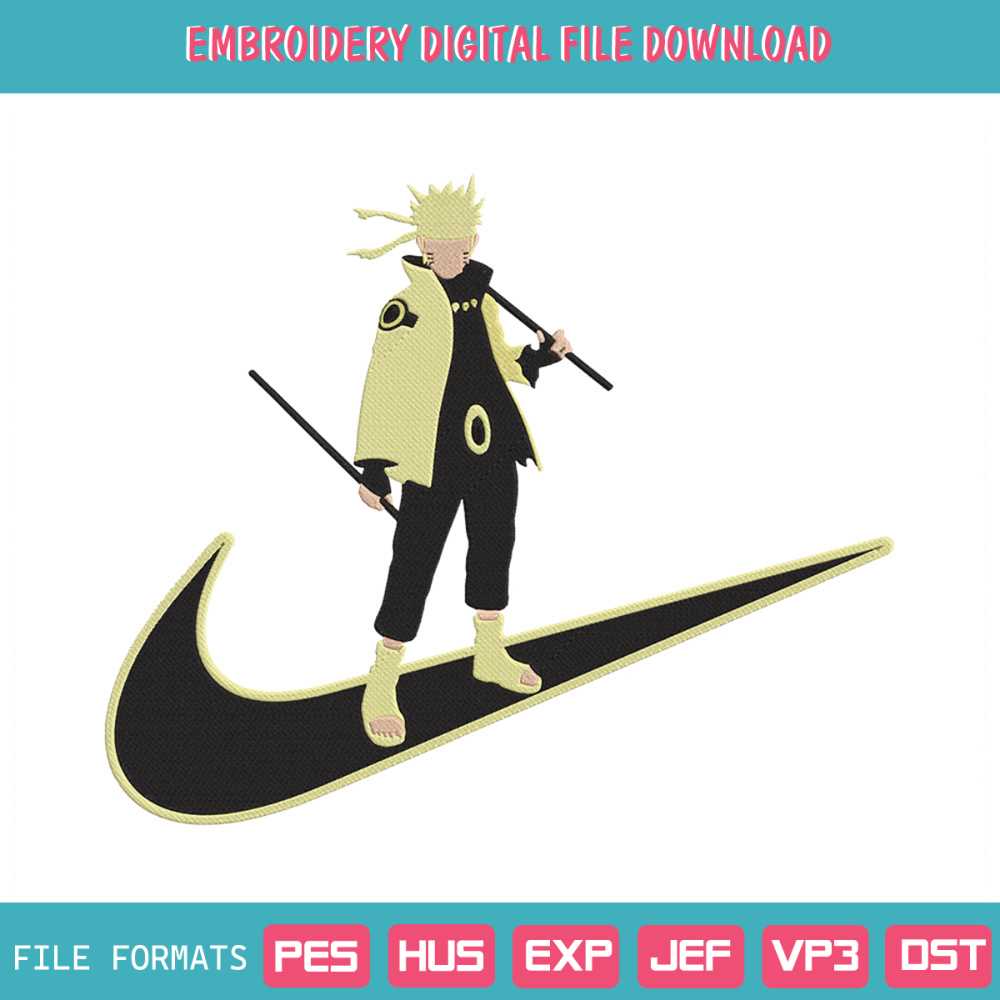 Naruto Senjutsu Nike Embroidery Designs File Nike Naruto Mac | Inspire ...