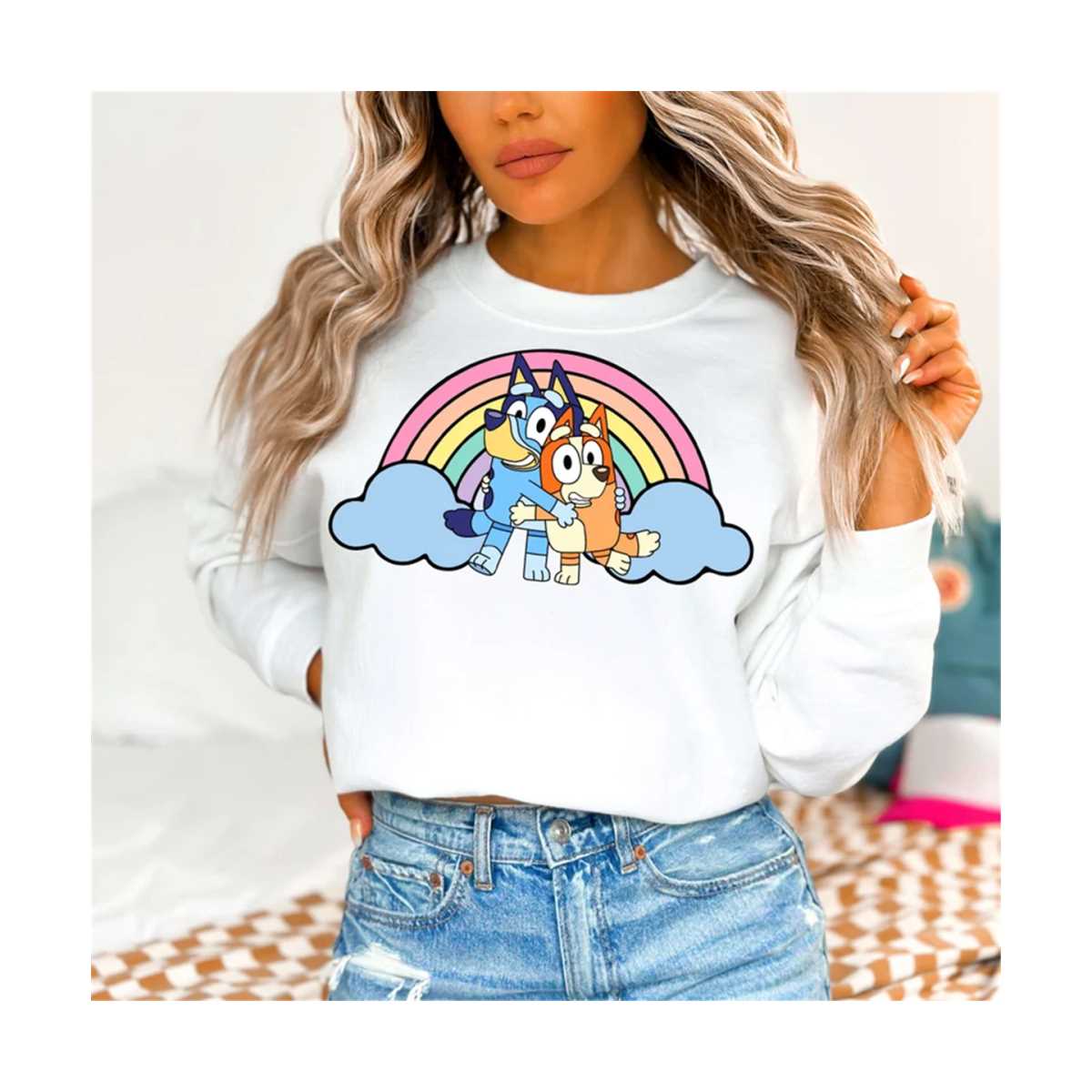 Bluey Rainbow Png, Bluey Friends Png, Bluey Png, Bluey Birth | Inspire ...