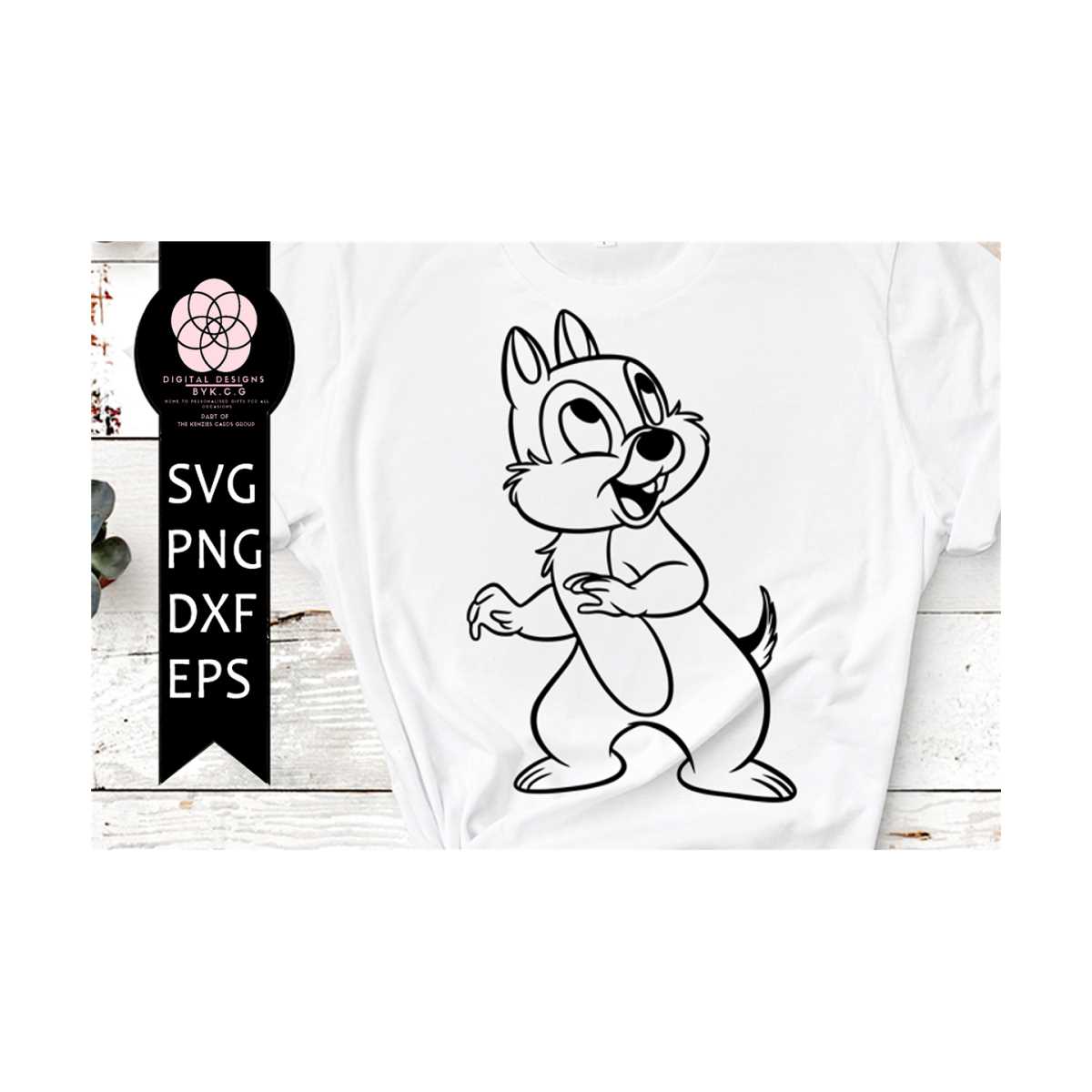 Chip and Dale SVG DXF PNG Eps Pdf Chip and Dale, Chip and Da - Inspire ...