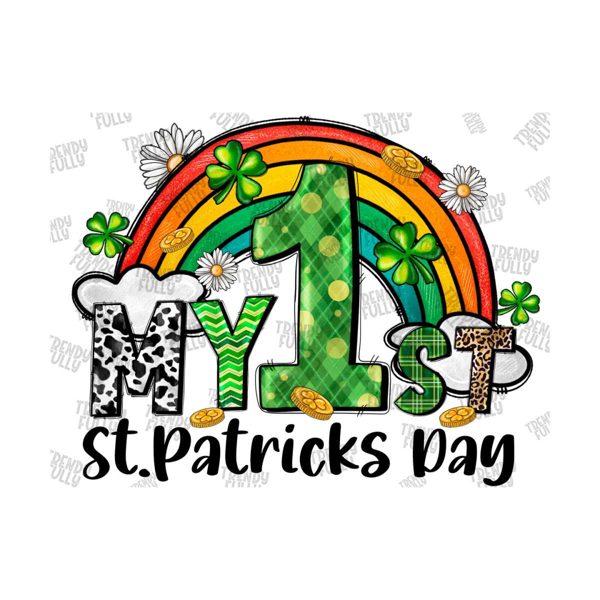 My 1st St Patricks Day png sublimation design download, St P | Inspire ...