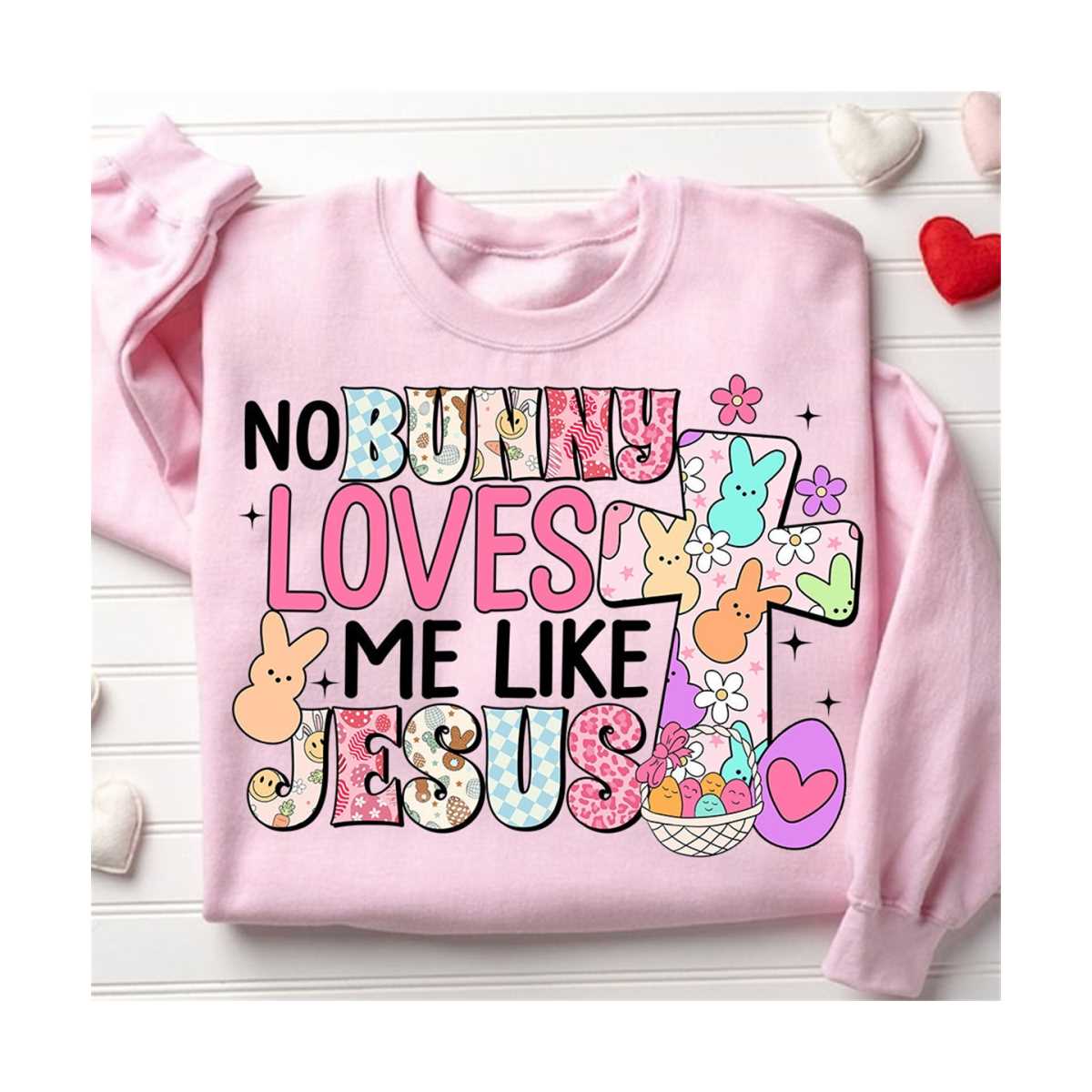 No Bunny Loves Me Like Jesus Png, Jesus Easter Png, Christia | Inspire ...