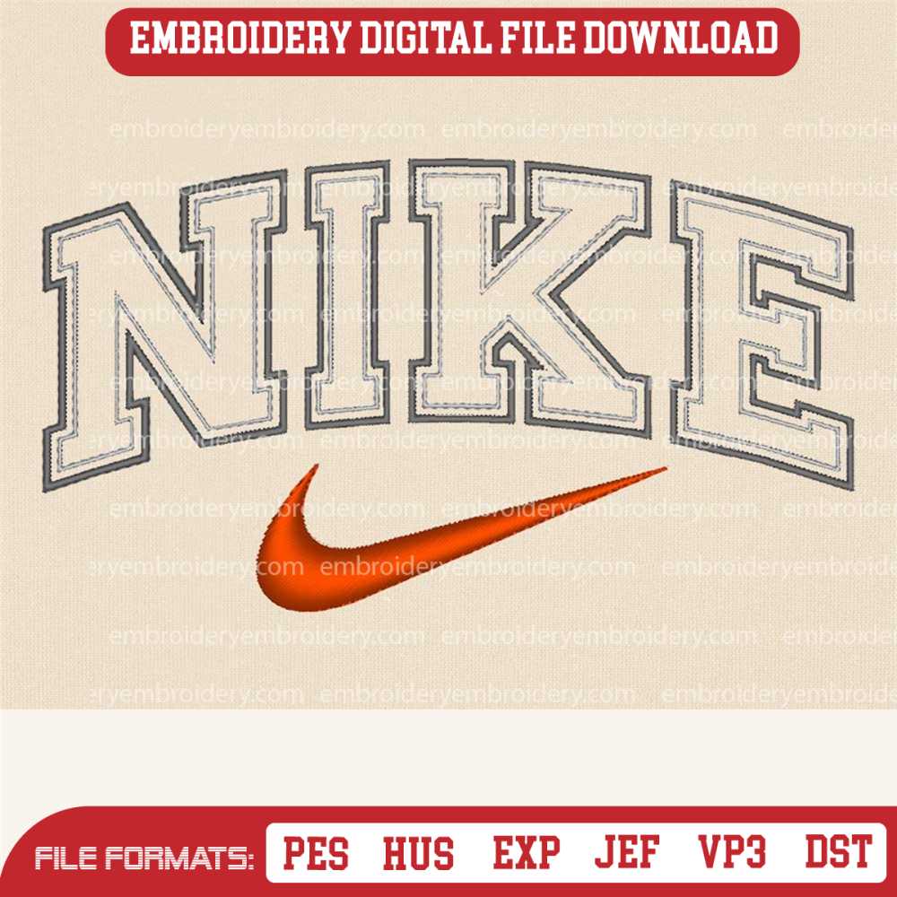 Nike Logo Machine Embroidery design Nike Embroidery files | Inspire Uplift