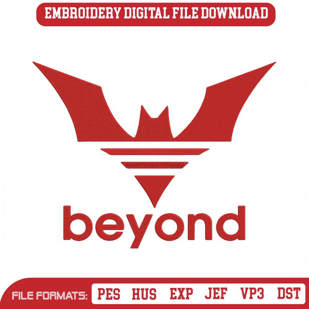 Batman Beyond Beyond Bat Logo Embroidery Designs File, Batma | Inspire ...