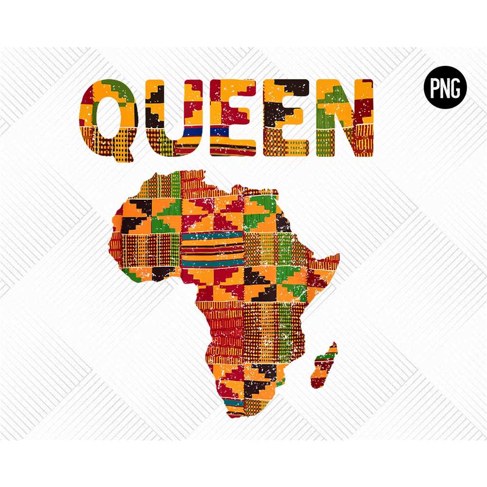Cool African Queen PNG, Art Kente Cloth Africa Ghana Kids Wo | Inspire ...