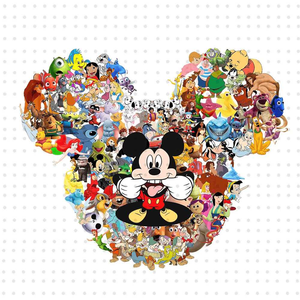 Collage Mouse Characters PNG, Mouse Head Multi Characters, M | Inspire ...