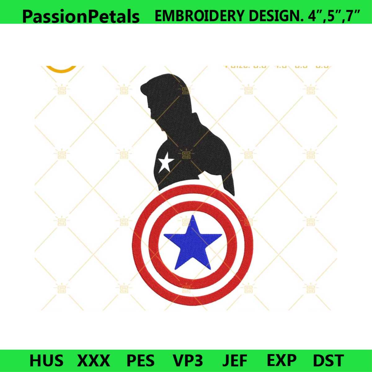 Captain America Embroidery Designs, Superhero Marvel Machine | Inspire ...
