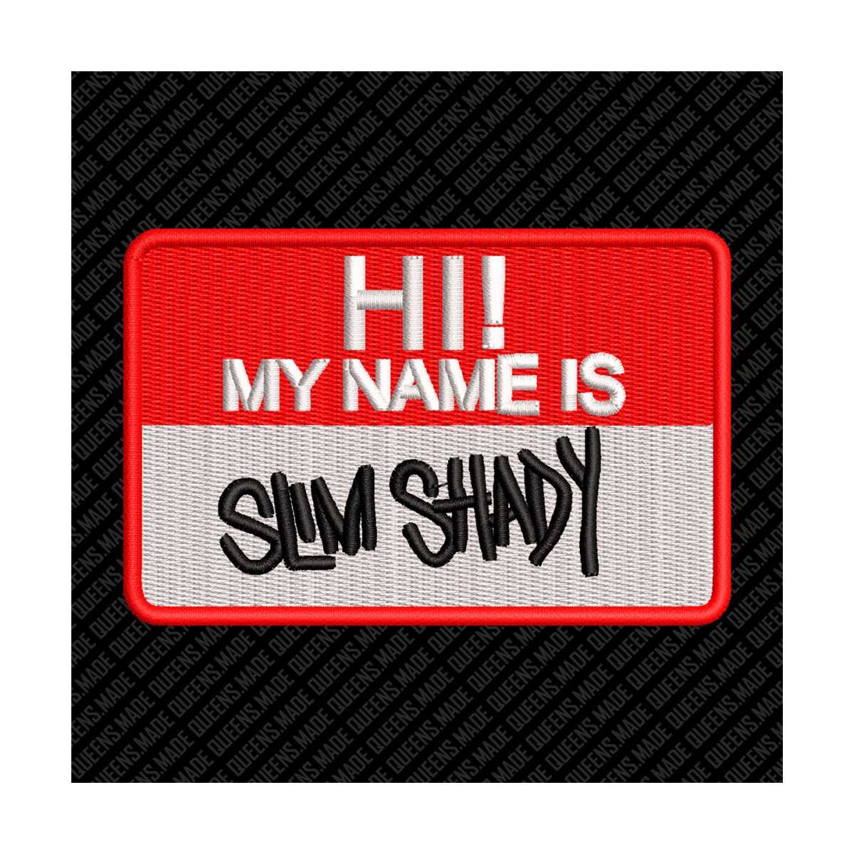 Embroidery Eminem machine file design My Name Is Slim Shady | Inspire ...