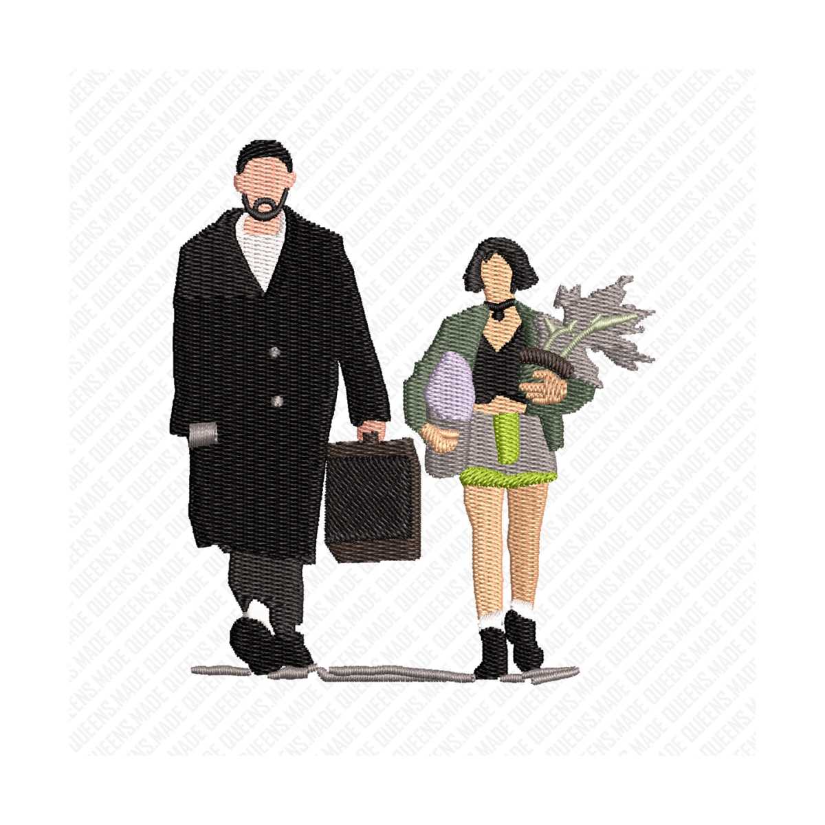 Embroidery Leon machine file design France Movie Film Queens - Inspire ...