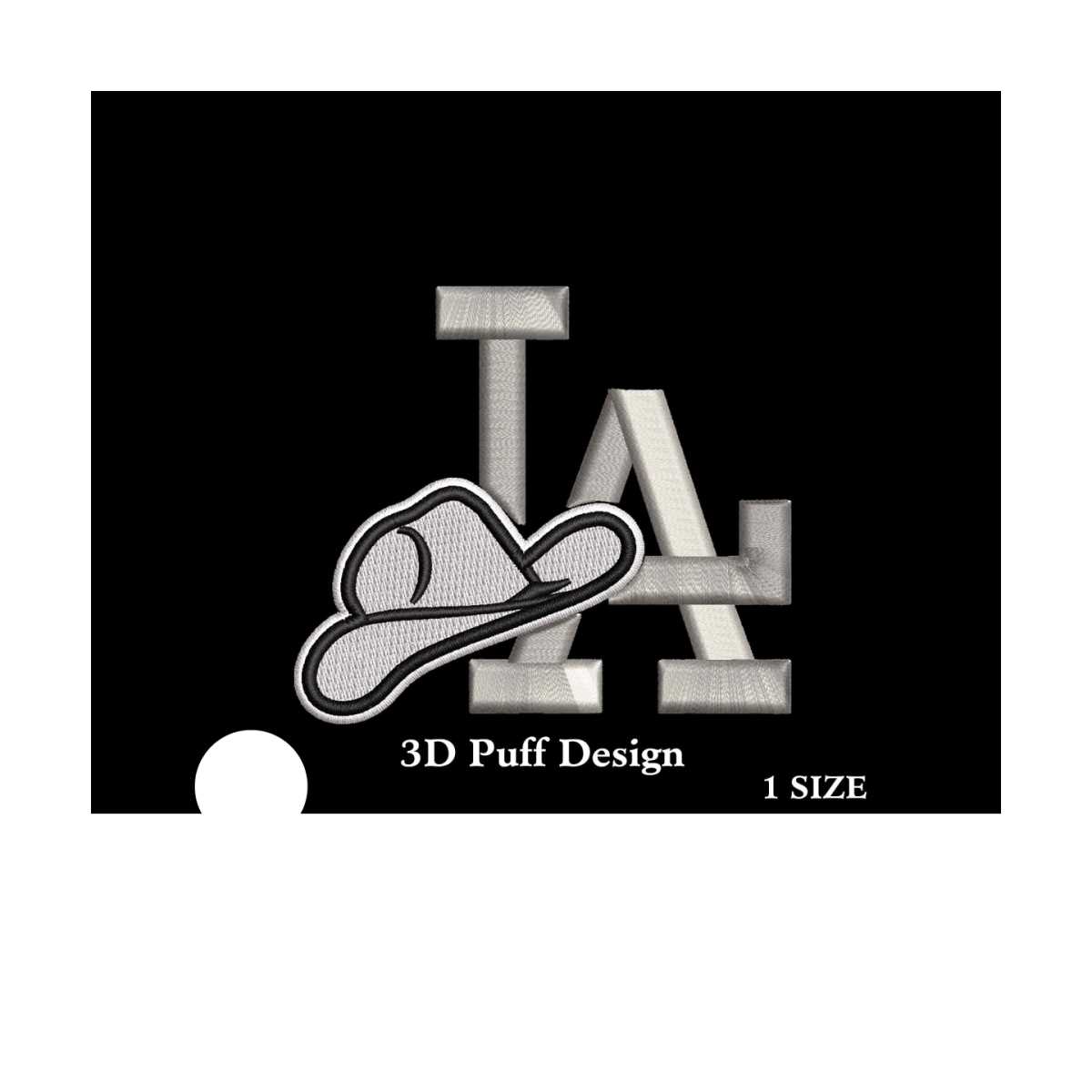 LA 3D Puff Sombrero Mexican Embroidery Machine Design File f | Inspire ...
