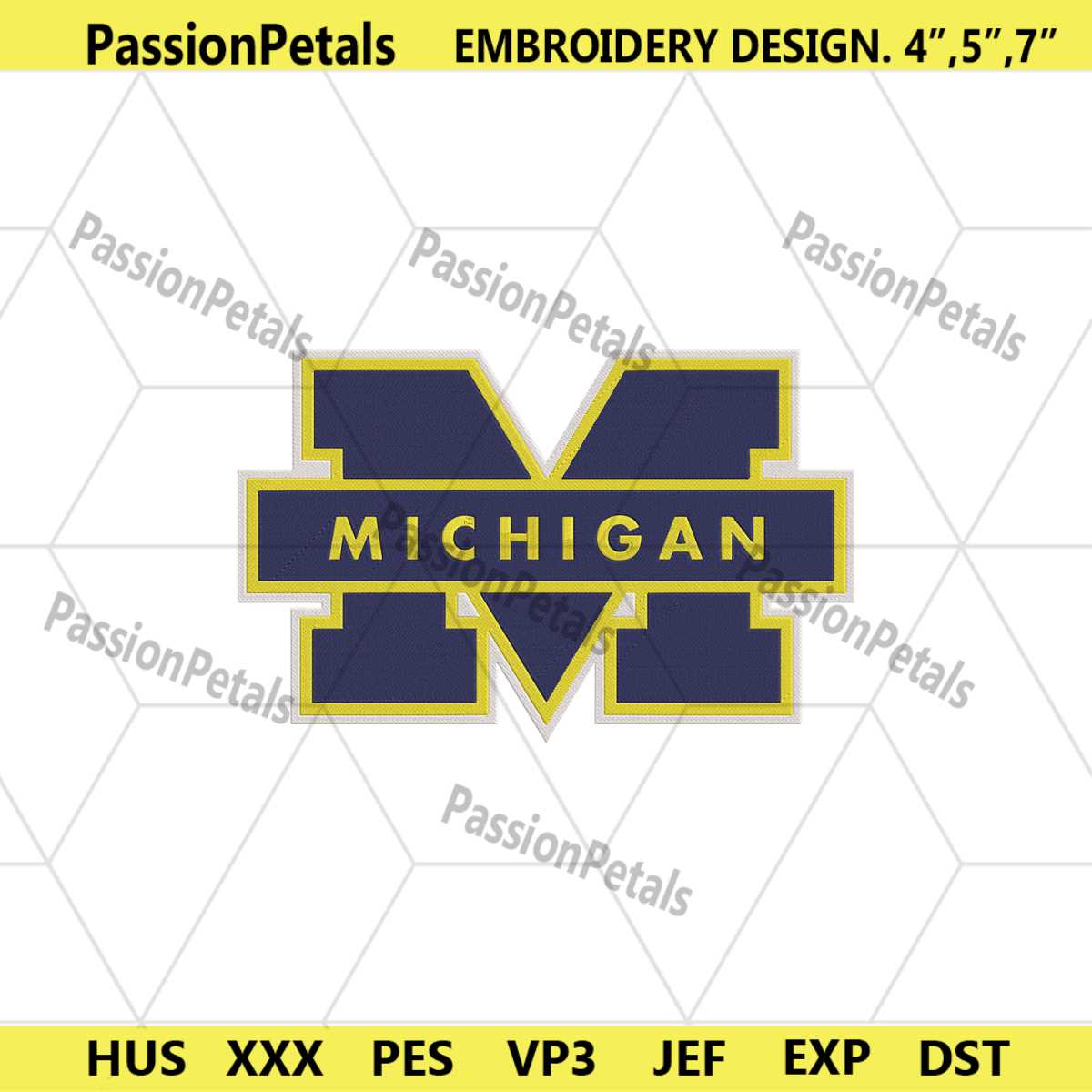 Michigan Wolverines Logo NCAA Embroidery Design, Michigan Wo | Inspire ...