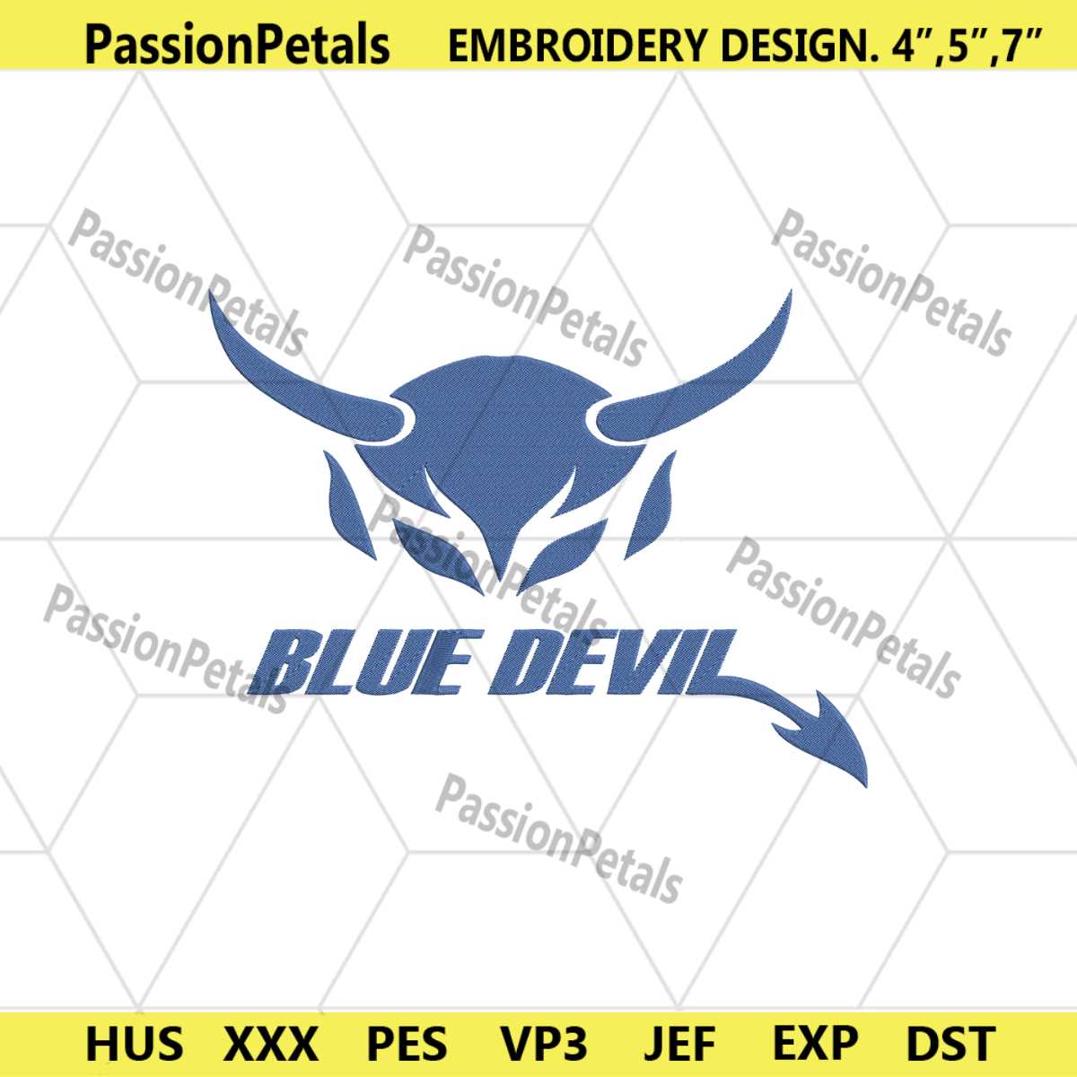 Duke Blue Devils Logo Embroidery Design, Duke Blue Devils NC | Inspire ...