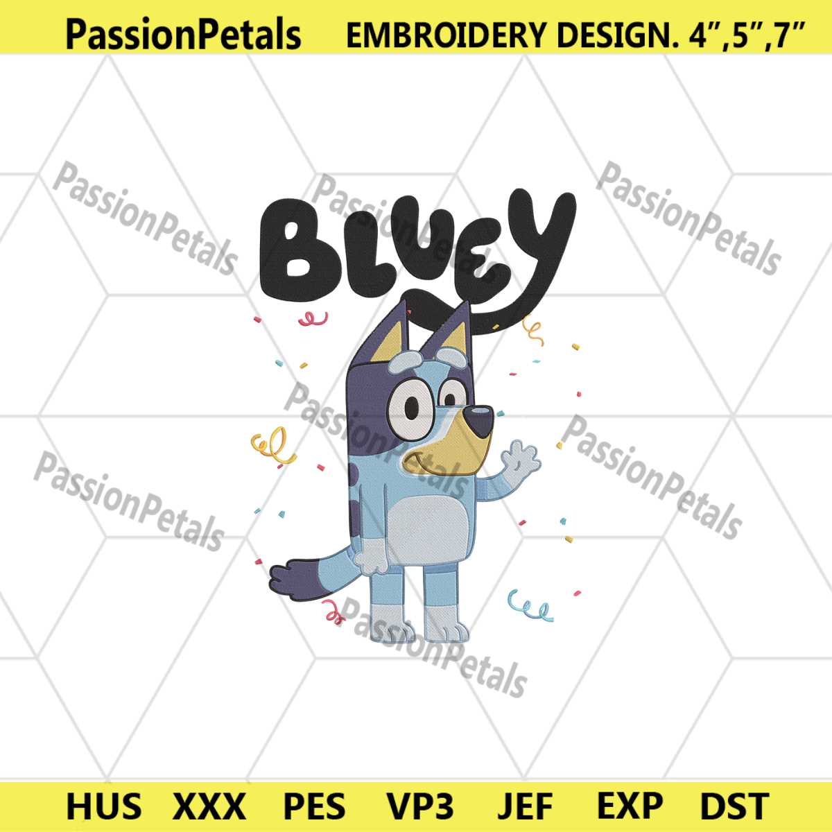 Cute Bluey Embroidery Designs, Bluey Character Machine Embro | Inspire ...