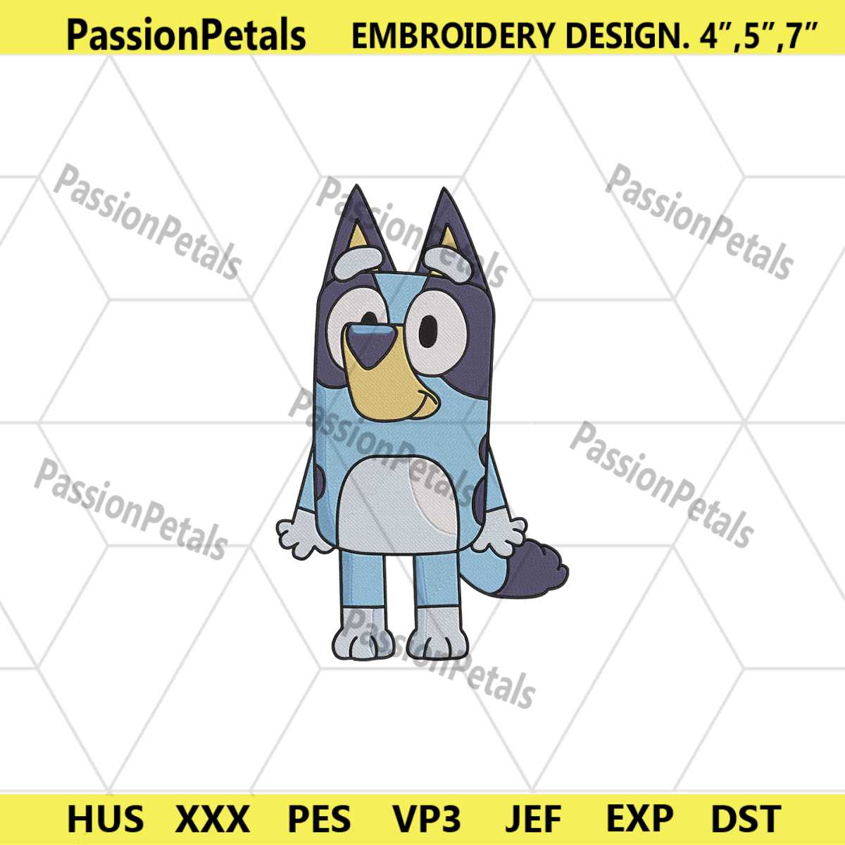 Bluey Embroidery Design Digital, Bluey Heeler Machine Embroi | Inspire ...
