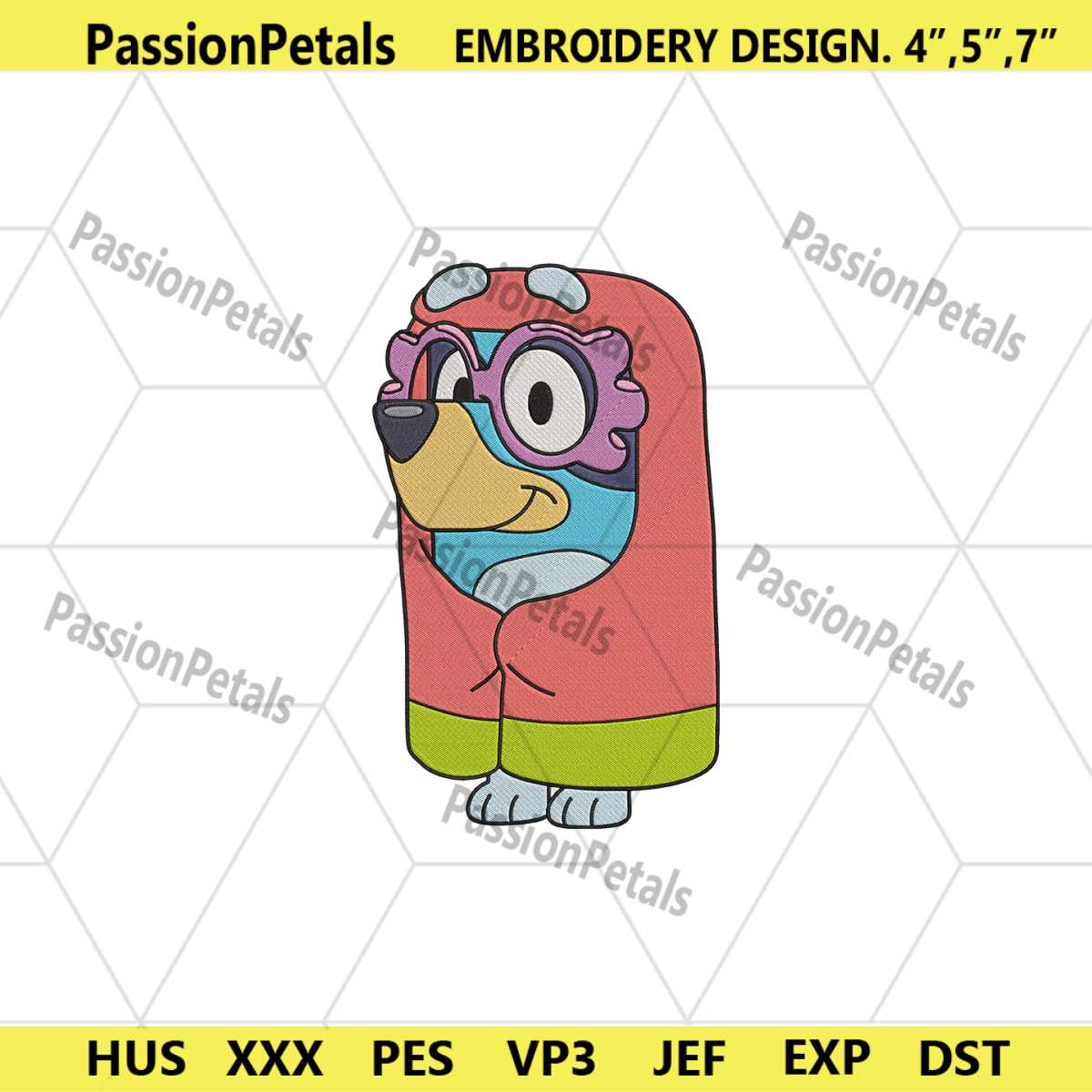 Granny Janet Bluey Embroidery Instant Files, Bluey Cartoon E | Inspire ...