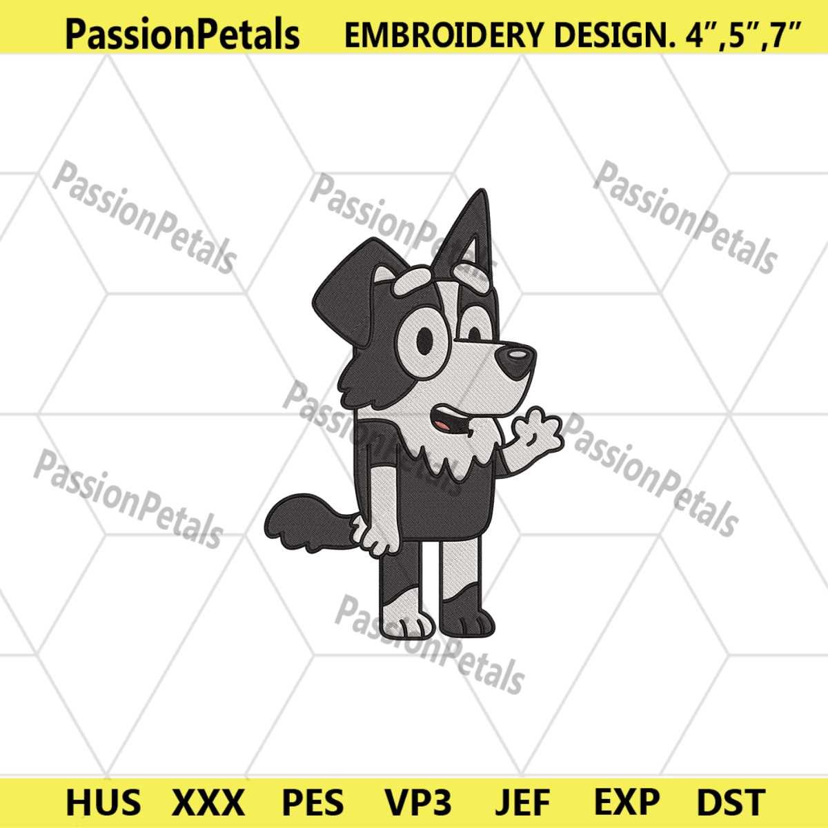 Mackenzie Bluey Embroidery File, Bluey Characters Machine Em | Inspire ...