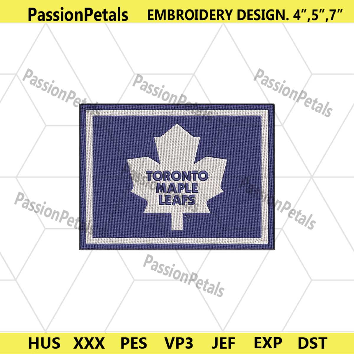 Toronto Maple Leafs Embroidery, Toronto Hockey Logo Machine | Inspire ...