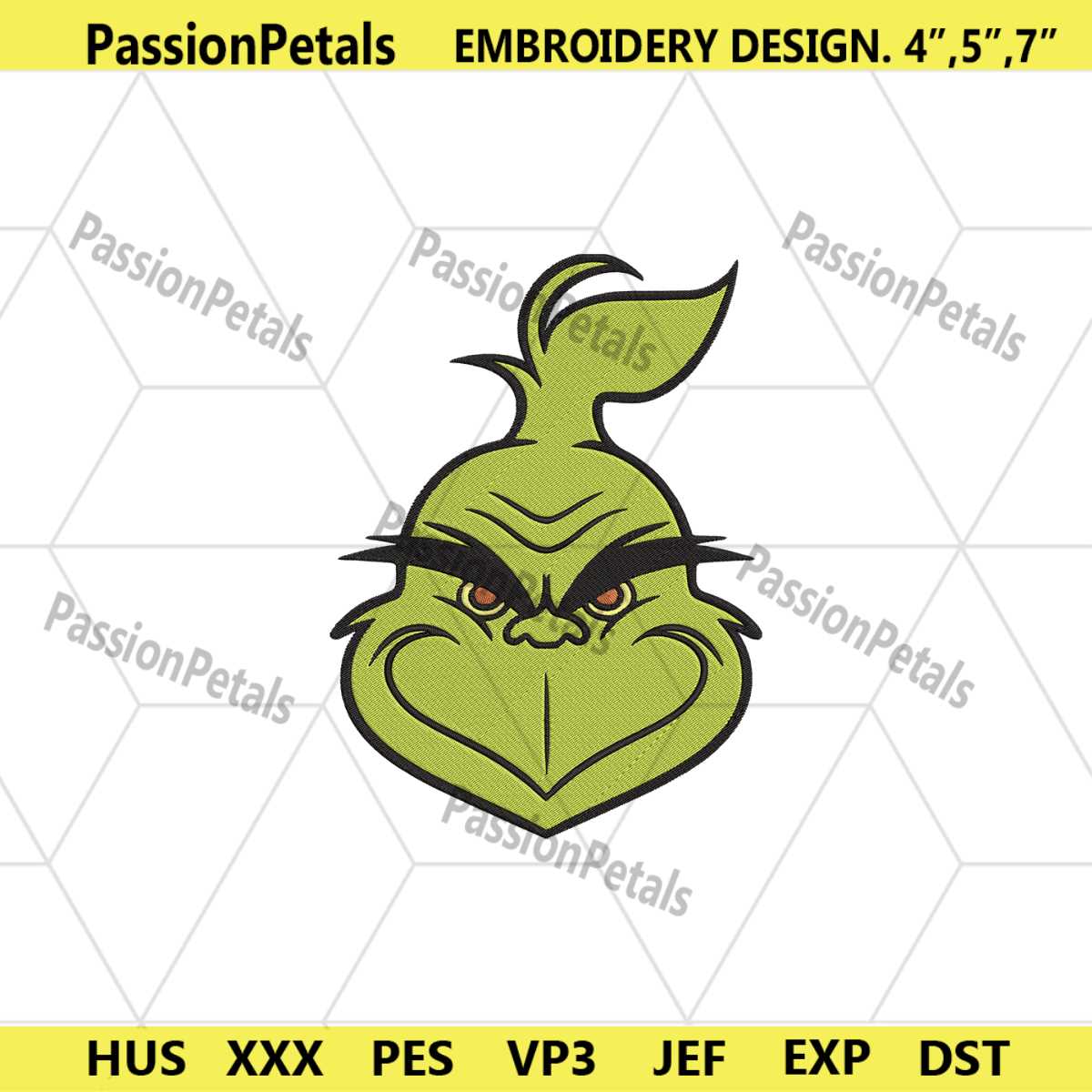 Grinch Face Embroidery Designs, The Grinch Embroidery Downlo | Inspire ...
