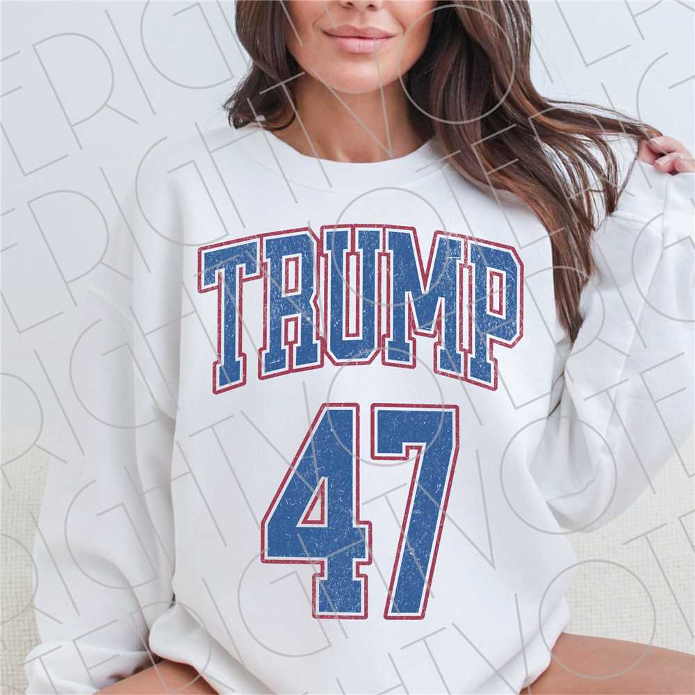 Trump Varsity SVG, Distressed Trump 47 Republican Proud Cons | Inspire ...