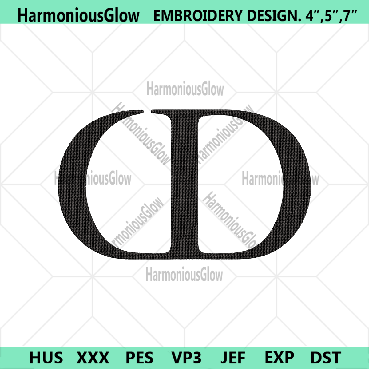 Christian Dior Logo Brand Embroidery Design Download - Inspire Uplift