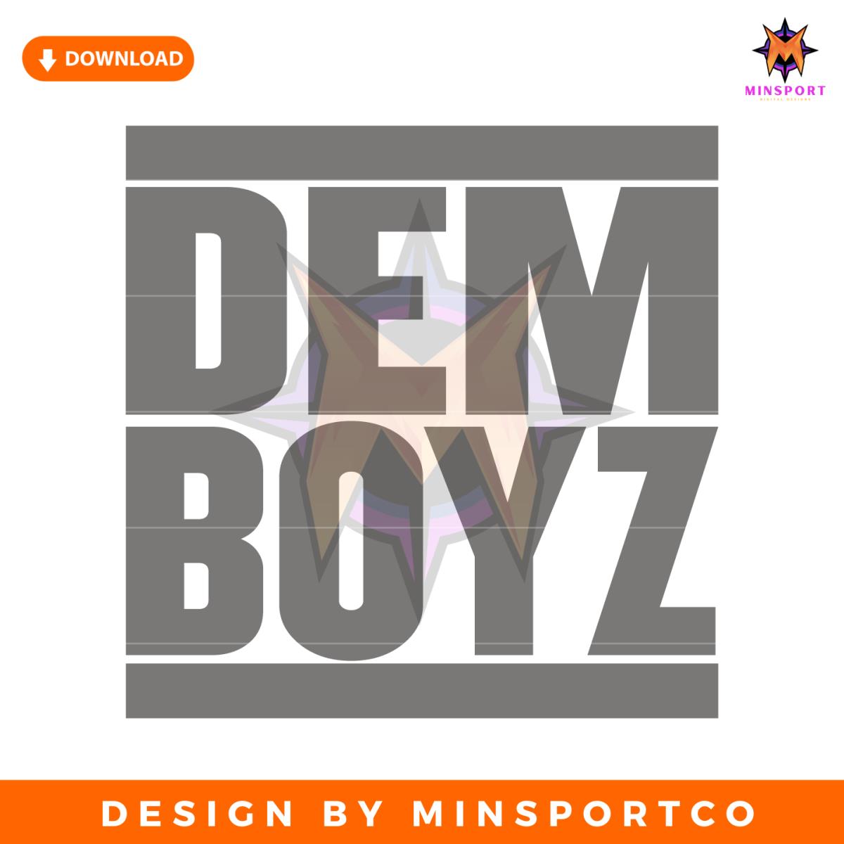 Dallas Cowboys Dem Boyz Svg Cricut Digital Download - Inspire Uplift