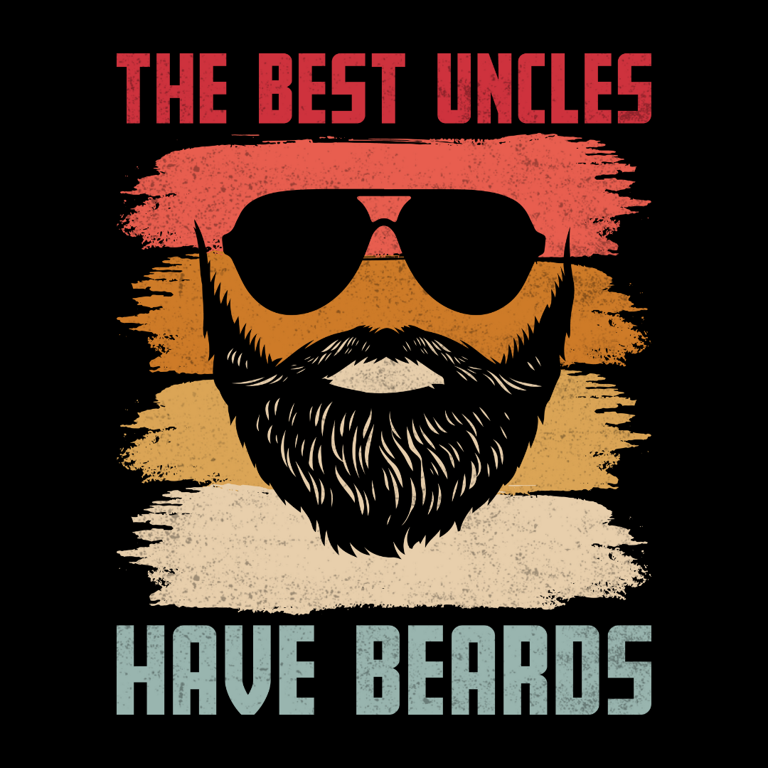 The Best Uncles Have Beards Svg, Bearded Uncle Onesie Svg, D | Inspire ...