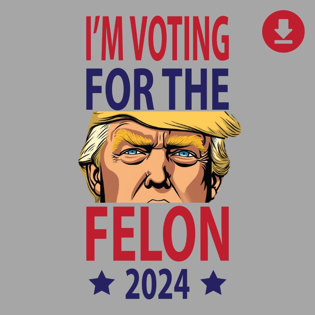 Digital File, PNG High Quality, Trump 2024 Png, I'm Voting C | Inspire ...